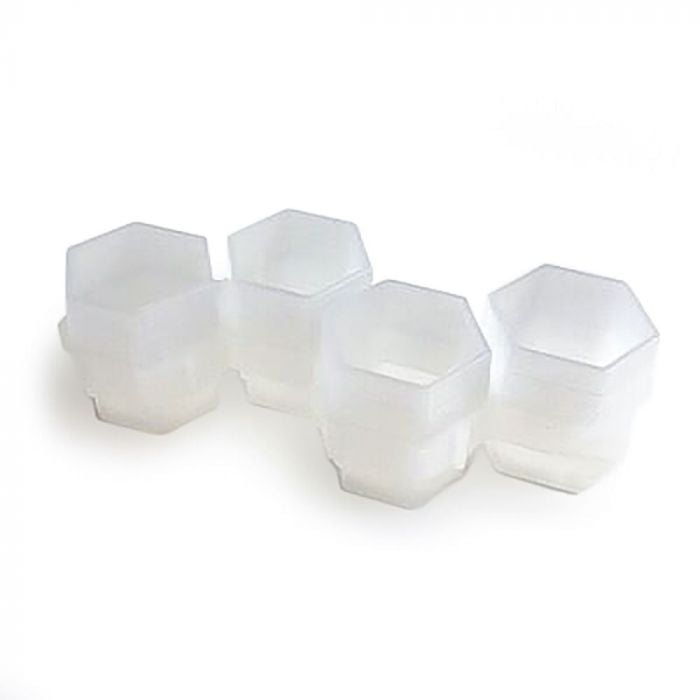 Ink Cups - Hexagonal Ink Cups (200's) - RRD Tattoo Supplies