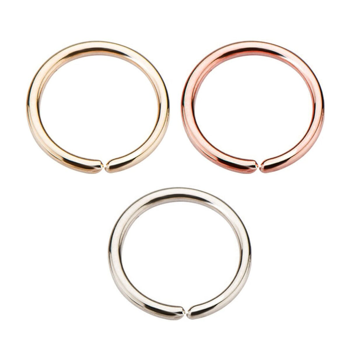 18g 925 STERLING SILVER SEAMLESS RING - RRD Tattoo Supplies