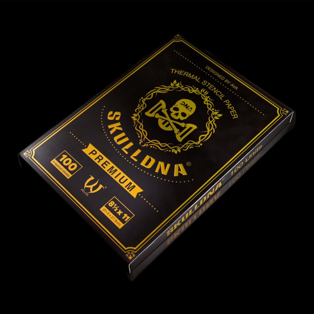 SKULL DNA PREMIUM THERMAL STENCIL PAPER(SOLD PER SHEET) - RRD Tattoo ...